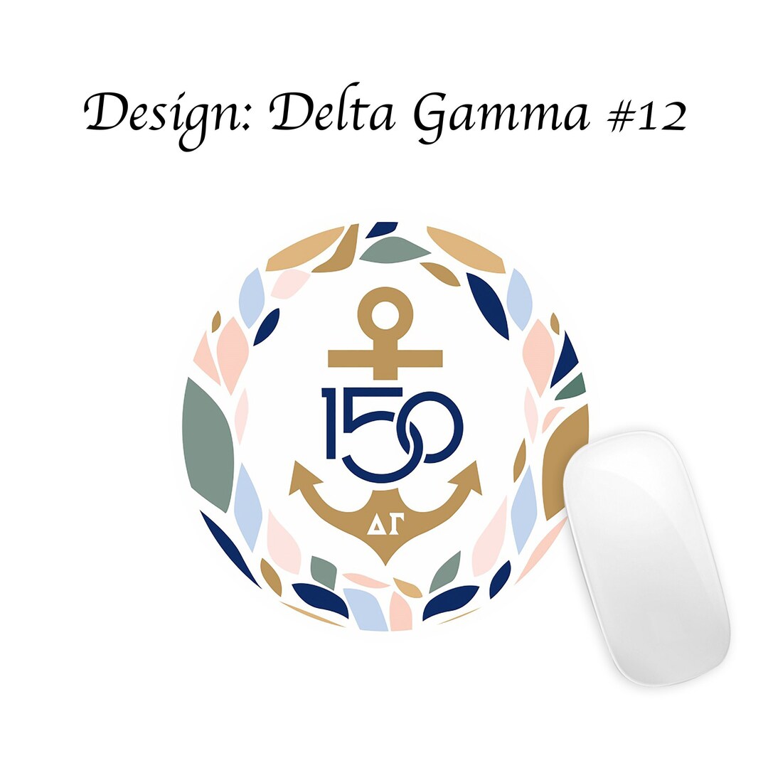 Delta Gamma Mousepad Round - Etsy