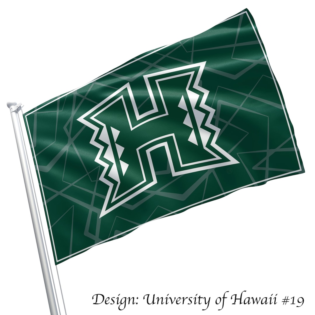 University of Hawaii Flag Banner Officialy Licensed - Etsy