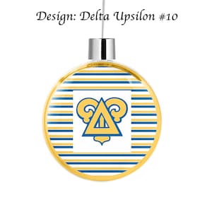 Delta Upsilon Round Flat Ornament - Etsy