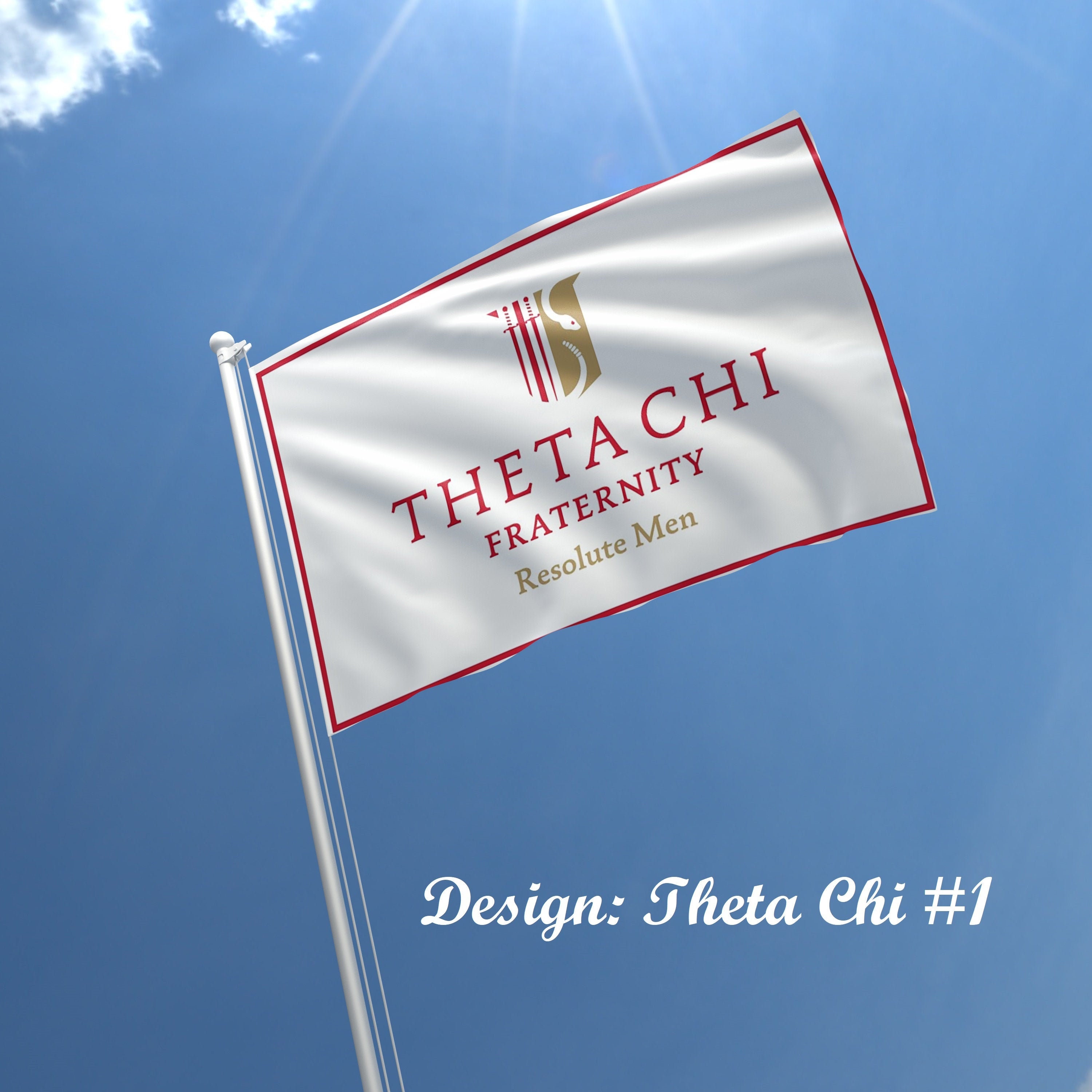 Theta Chi Officially Licensed Flag Banner - Etsy