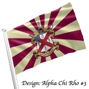 Alpha Chi Rho Flag Banner - Etsy