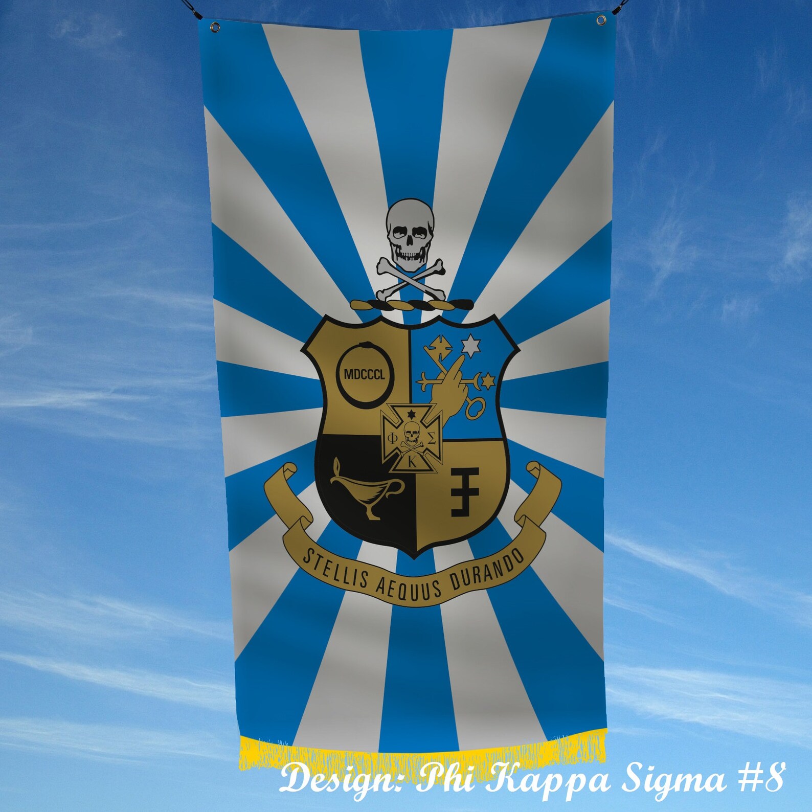 Phi Kappa Sigma Officially Licensed Flag Banner - Etsy