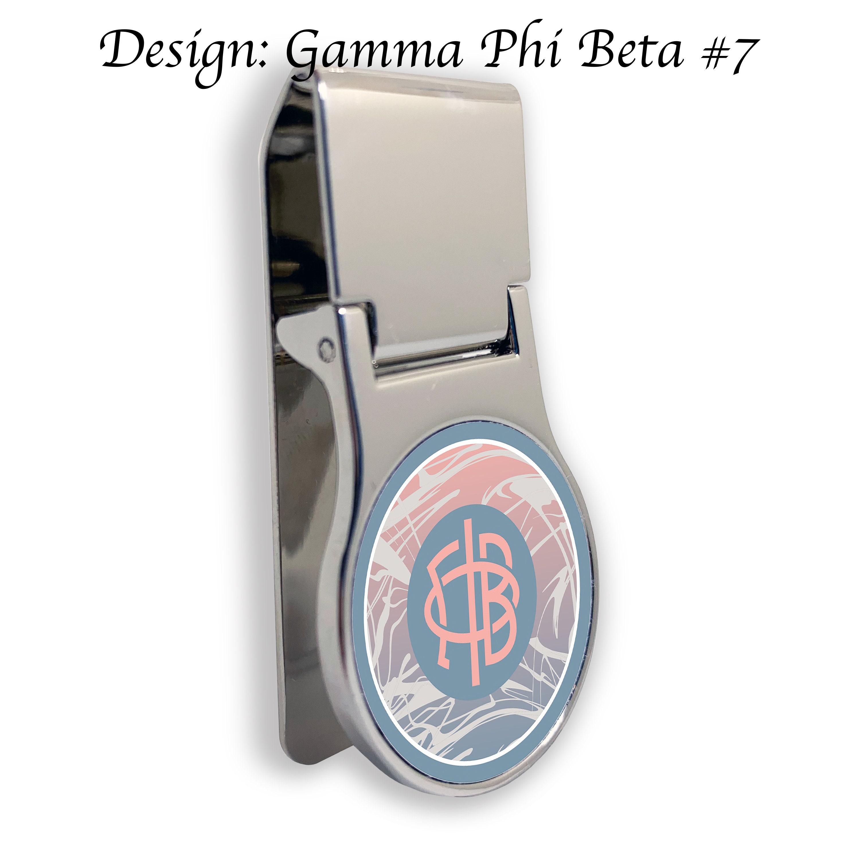 Gamma Phi Beta Money Clip Round - Etsy