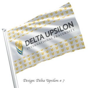 Delta Upsilon Officially Licensed Flag Banner - Etsy