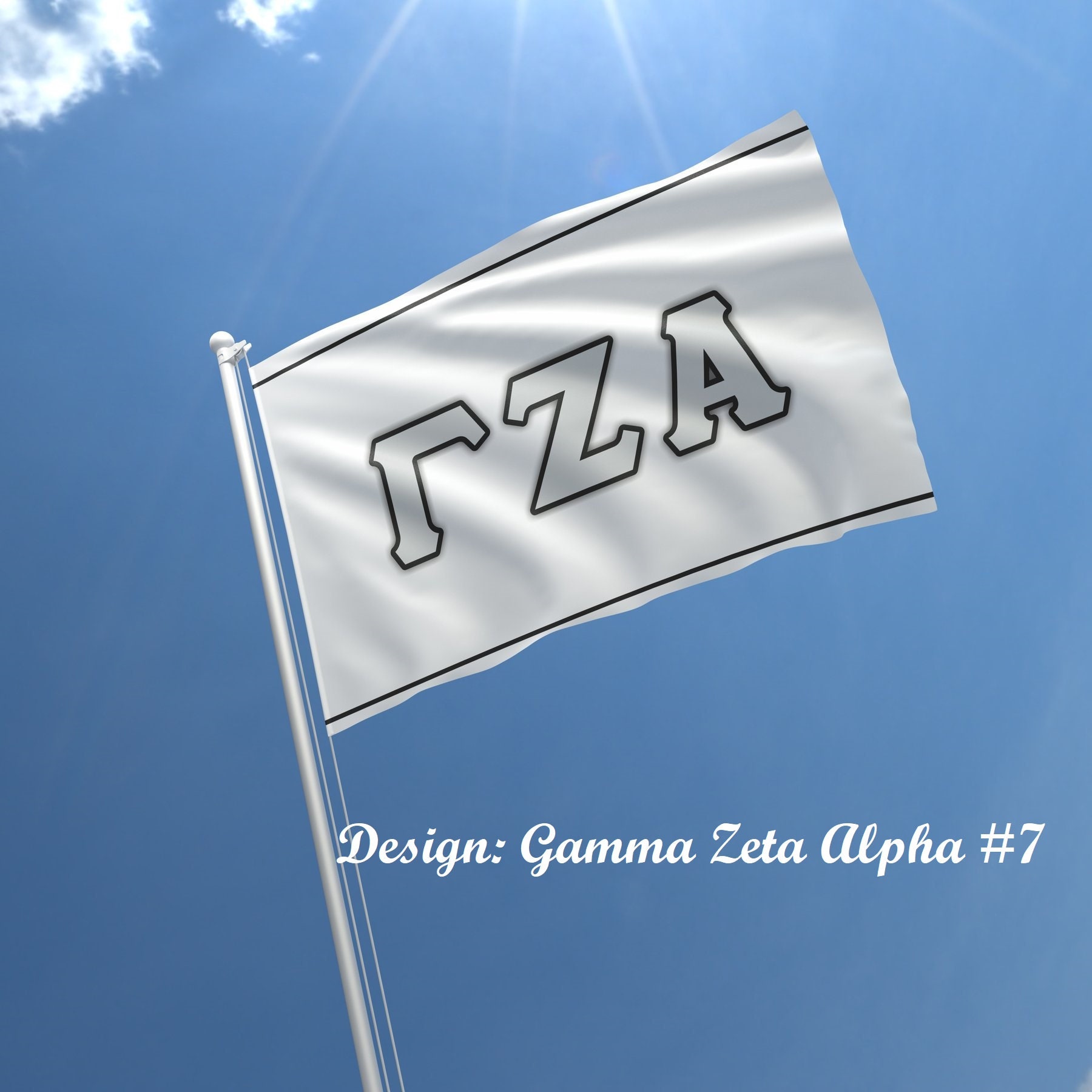 Gamma Zeta Alpha Officially Licensed Flag Banner - Etsy