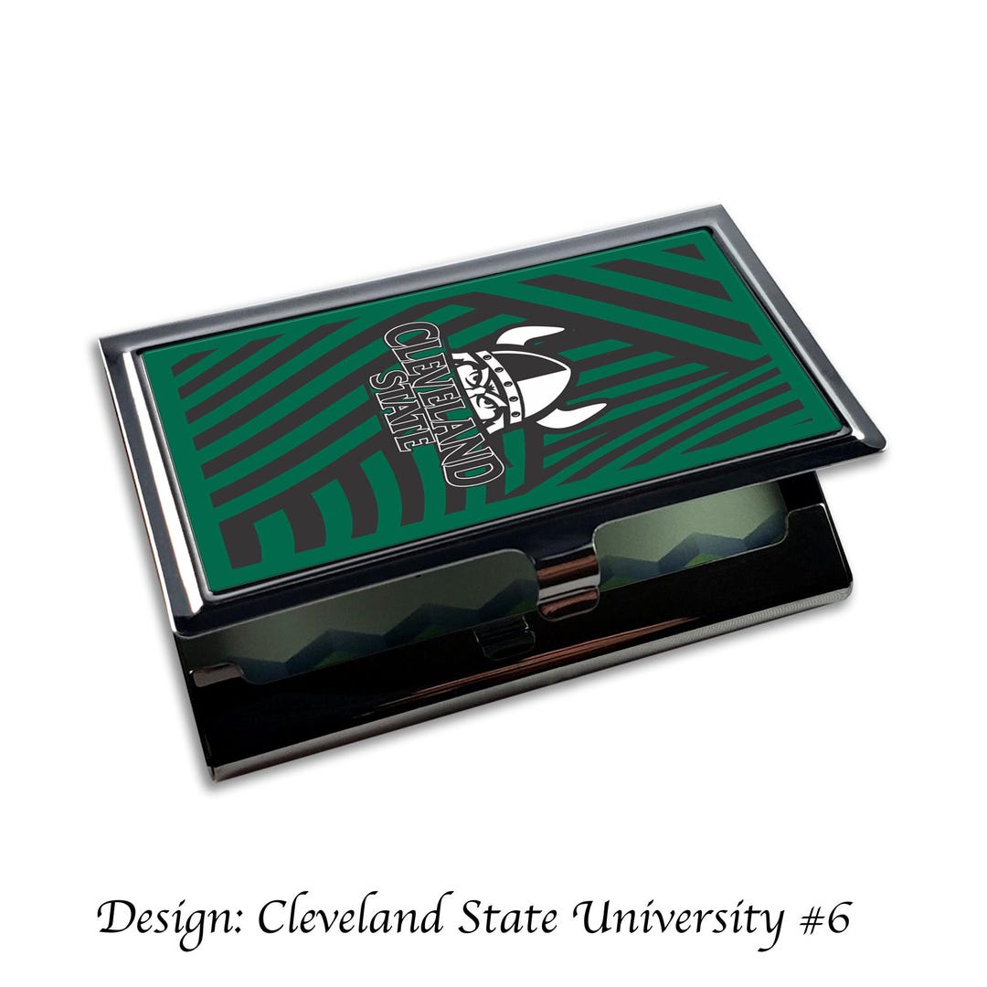 Cleveland State University Business Card Holder - Etsy