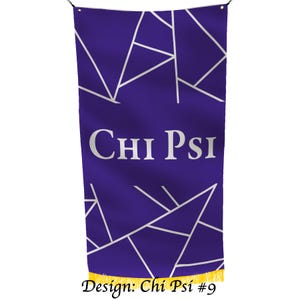 Chi Psi Officially Licensed Flag Banner - Etsy
