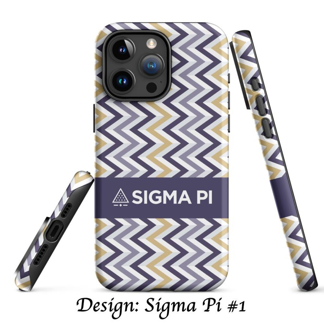 Sigma Pi Fraternity iPhone Case, Official Licensed Greek Matte ...