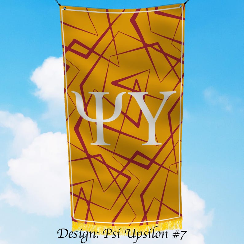 Psi Upsilon Officially Licensed Flag Banner - Etsy