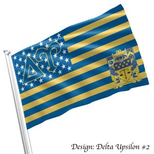 Delta Upsilon Officially Licensed Flag Banner - Etsy