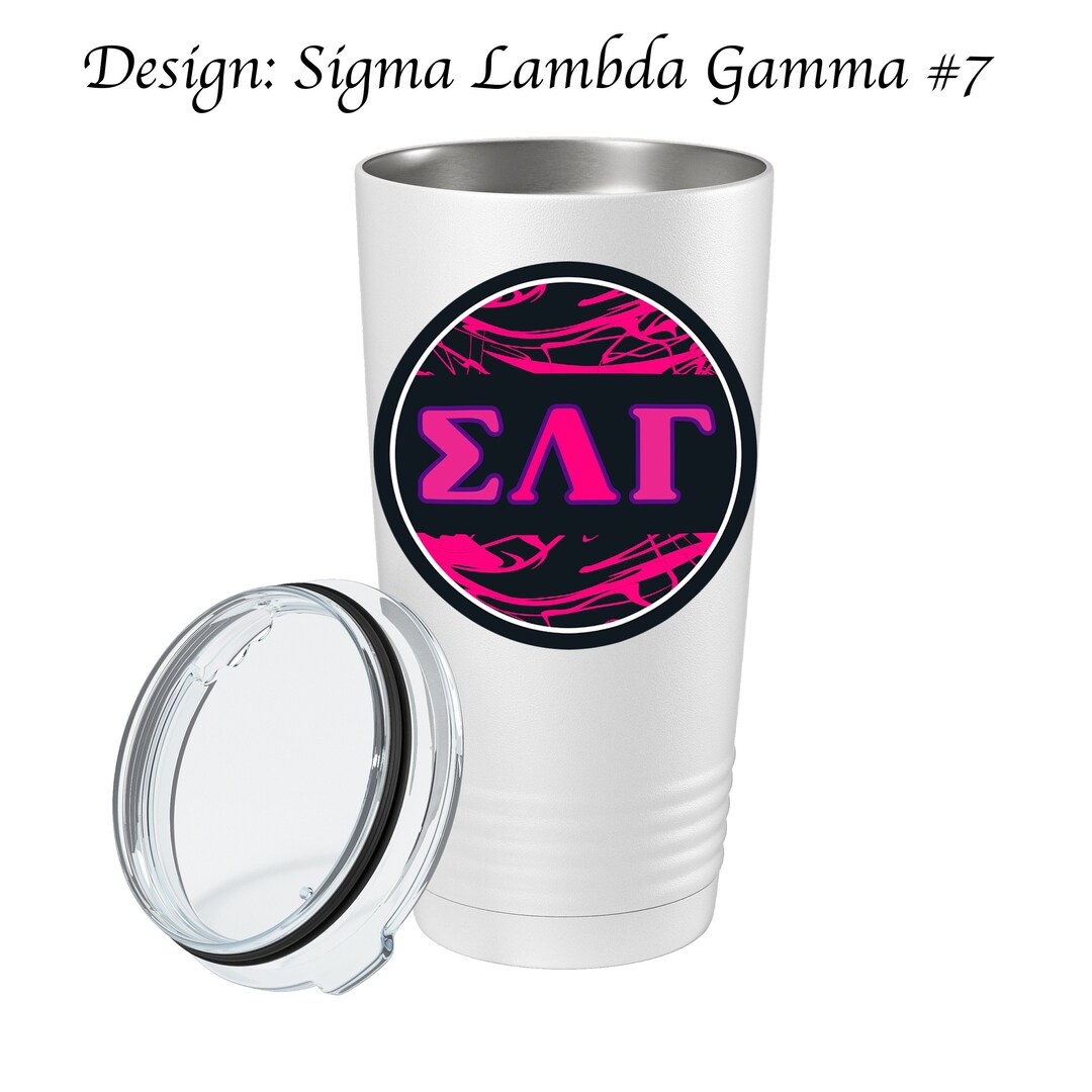 Sigma Lambda Gamma Stainless Steel Tumbler 20oz Ringed Base - Etsy