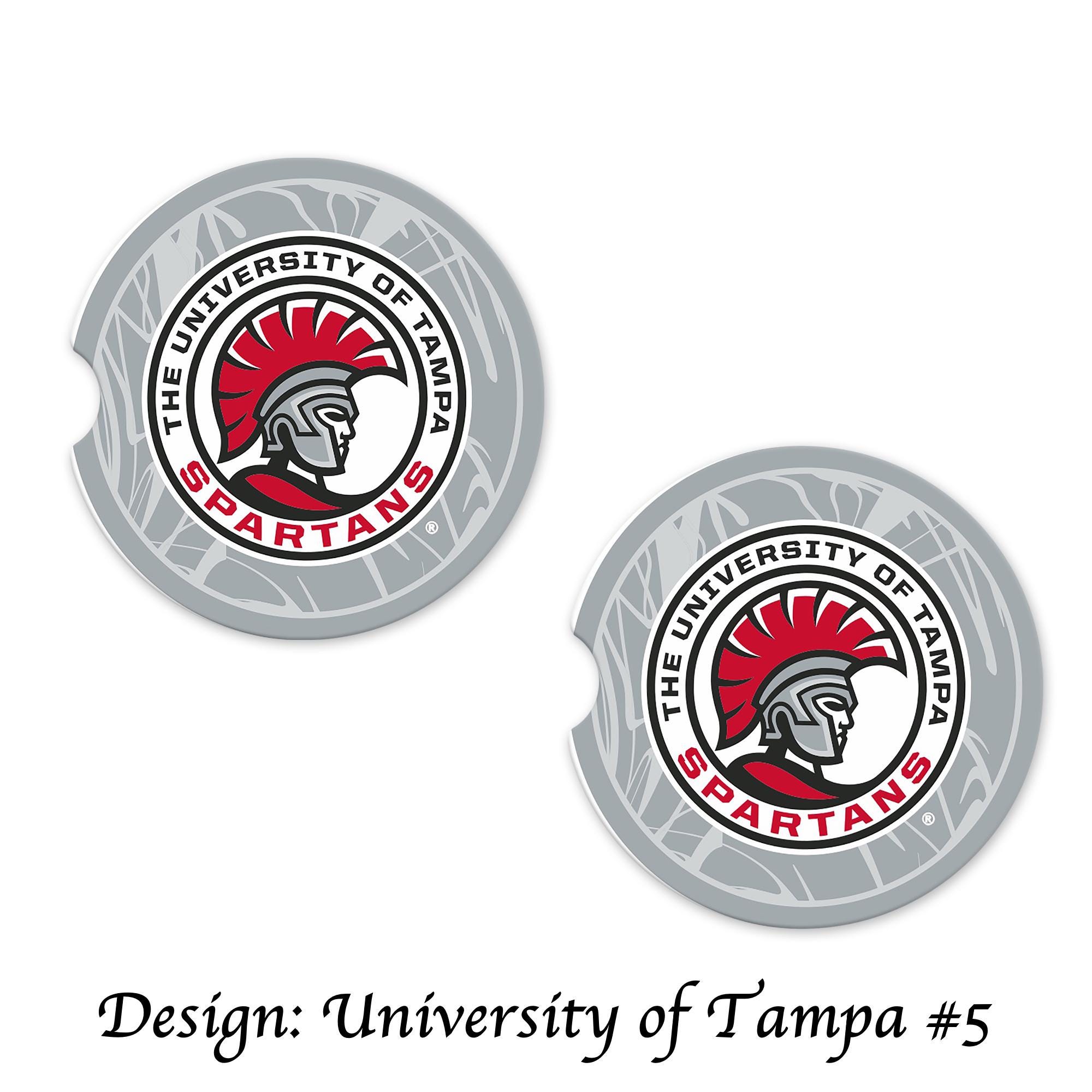 University of Tampa Car Cup Holder Coasters Sandstone (set of 2) - Etsy