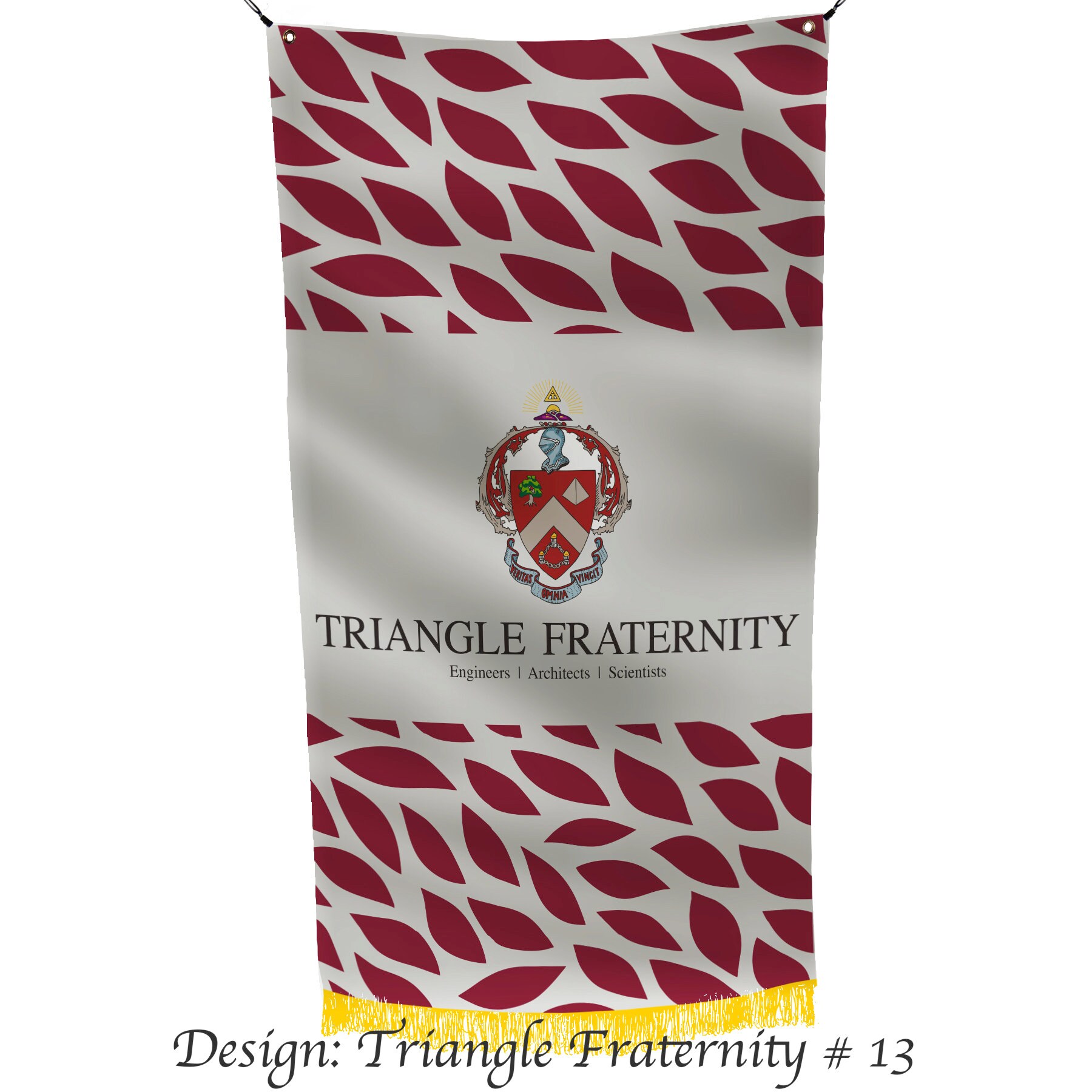 Triangle Fraternity Flag Banner officially Licensed - Etsy