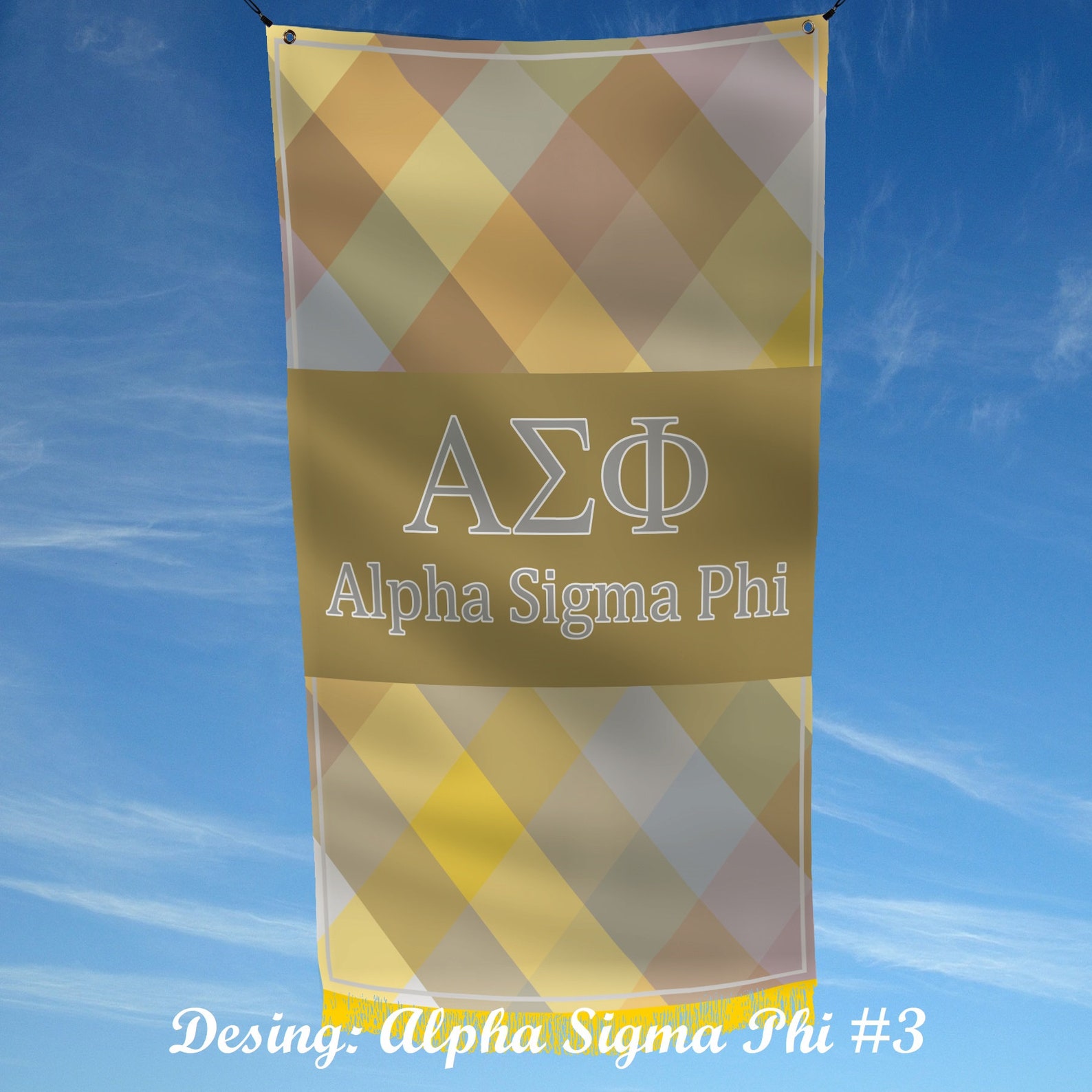 Alpha Sigma Phi Officially Licensed Flag Banner - Etsy