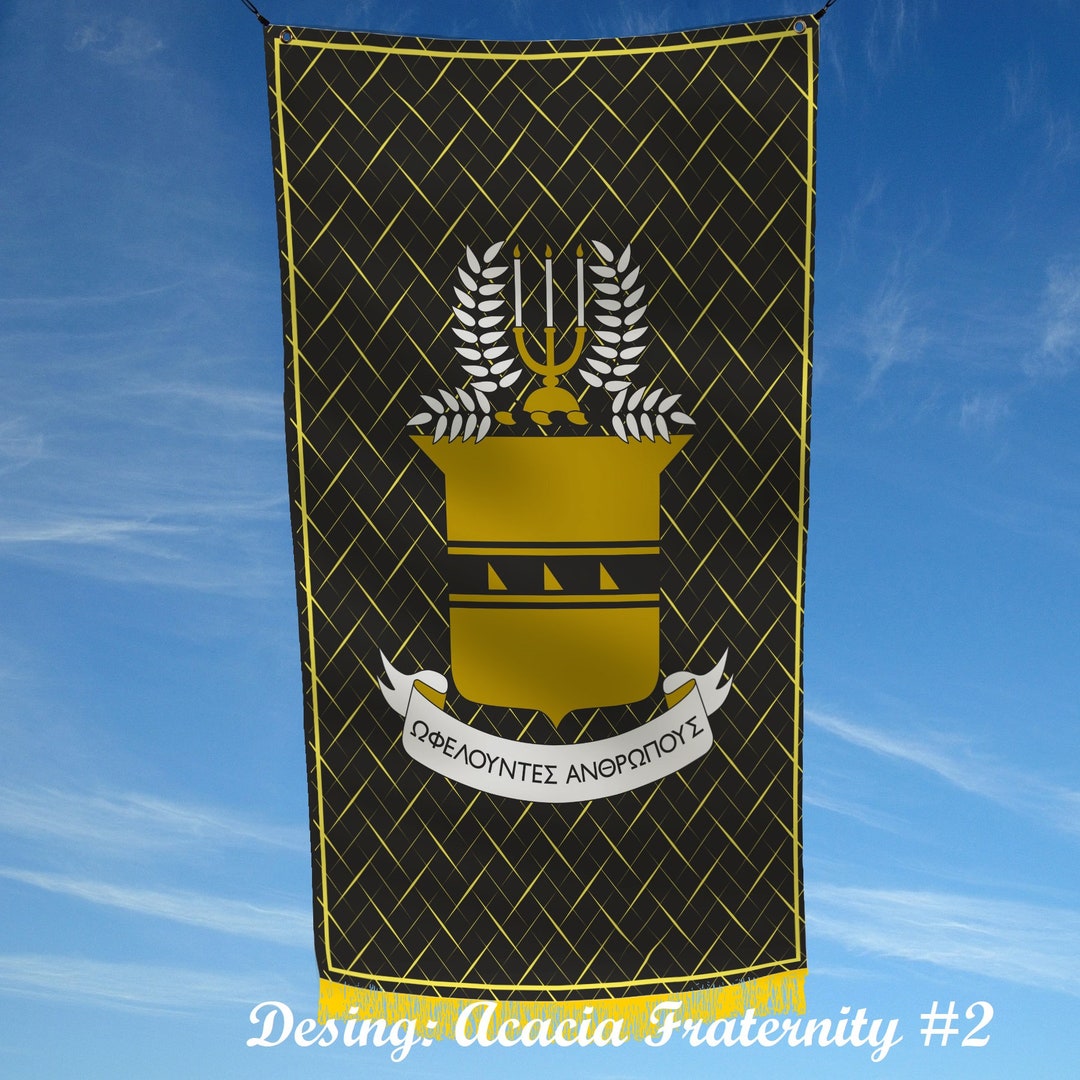 Acacia Fraternity Officially Licensed Flag Banner - Etsy