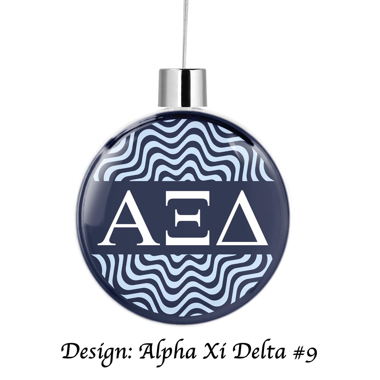 Alpha Xi Delta Round Flat Ornament - Etsy