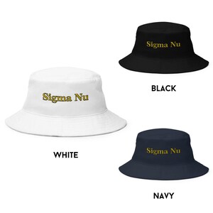 Sigma Nu Bucket Hat - Etsy