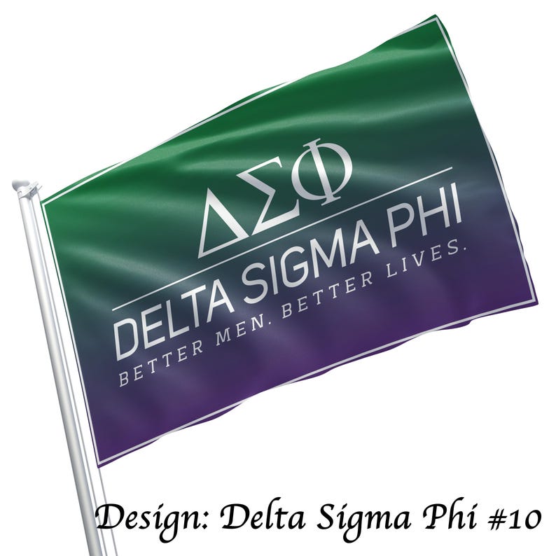 Delta Sigma Phi Officially Licensed Flag Banner - Etsy