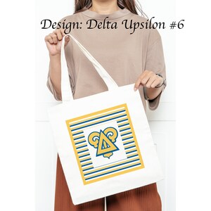 Delta Upsilon Canvas Tote Bag - Etsy