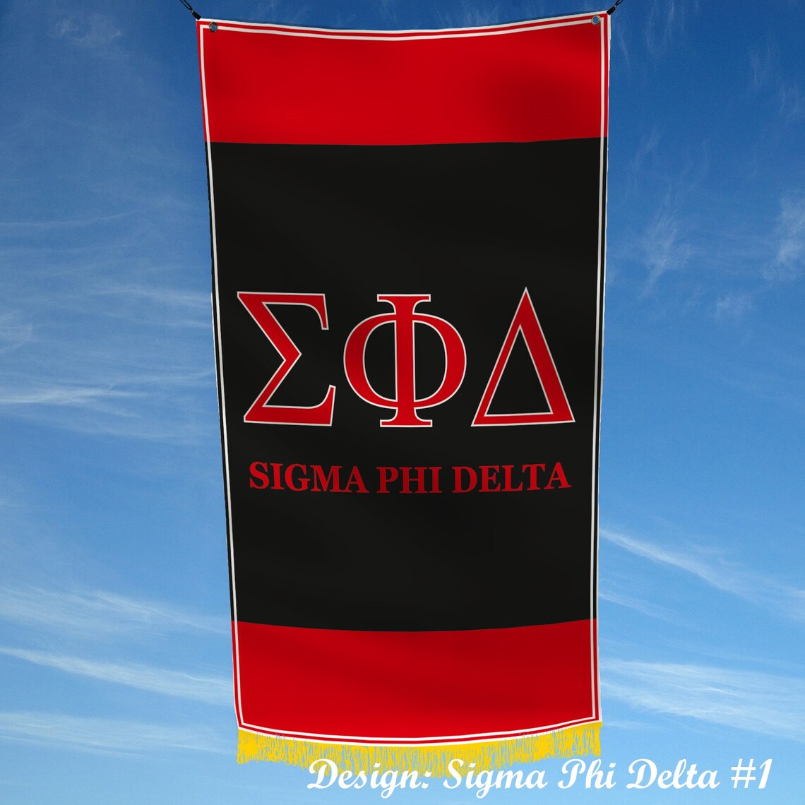 Sigma Phi Delta Officially Licensed Flag Banner | Etsy
