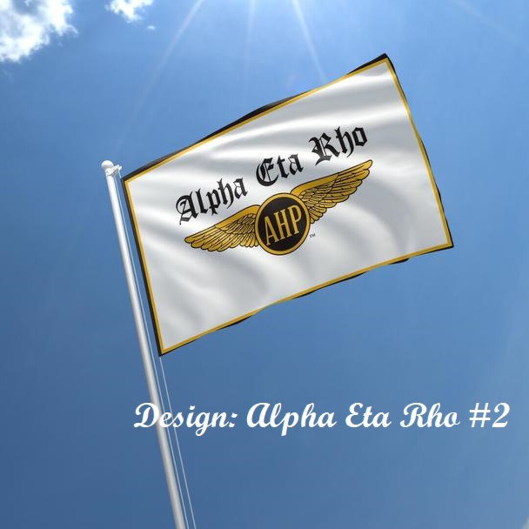 Alpha Eta Rho Officially Licensed Flag Banner - Etsy