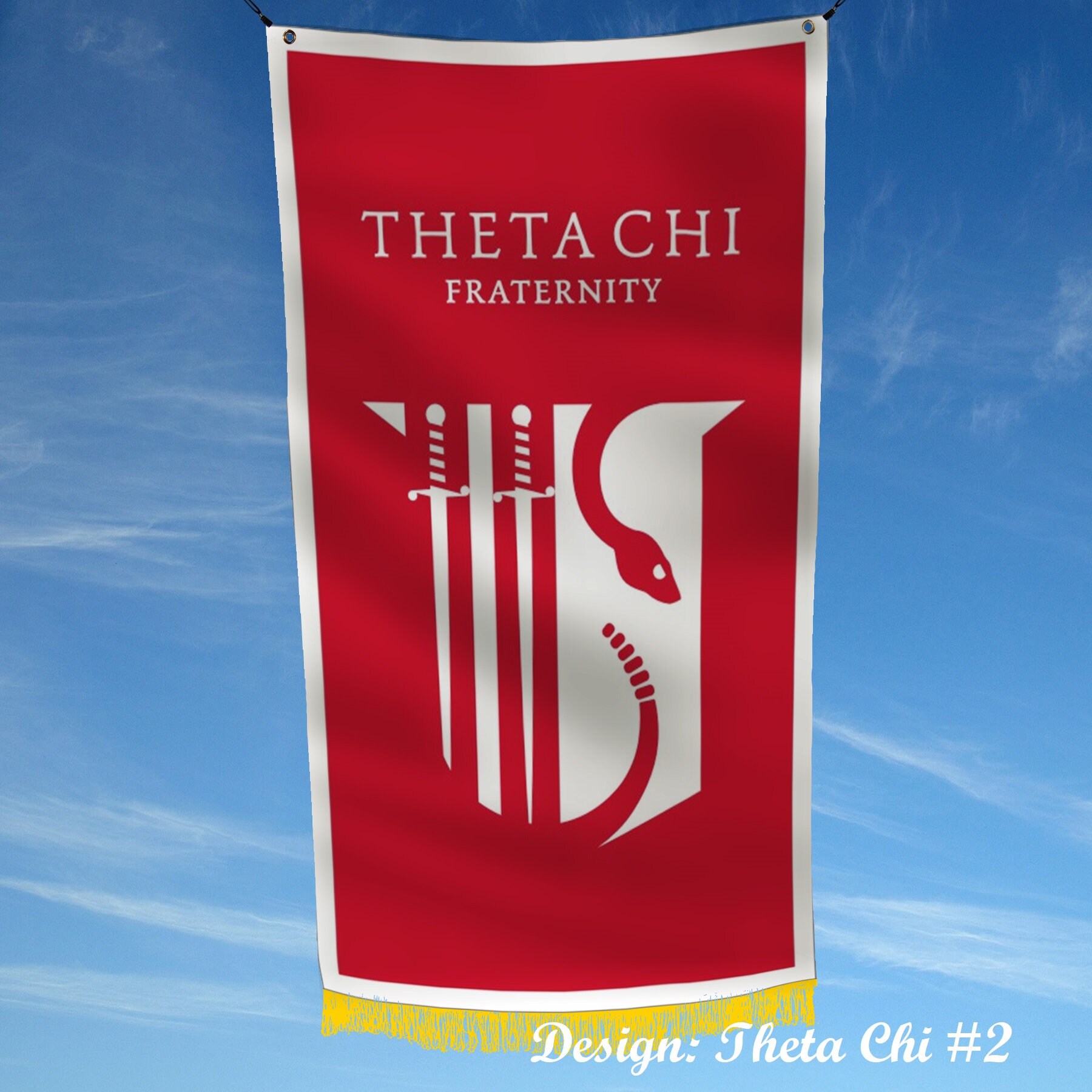 Theta Chi Officially Licensed Flag Banner - Etsy