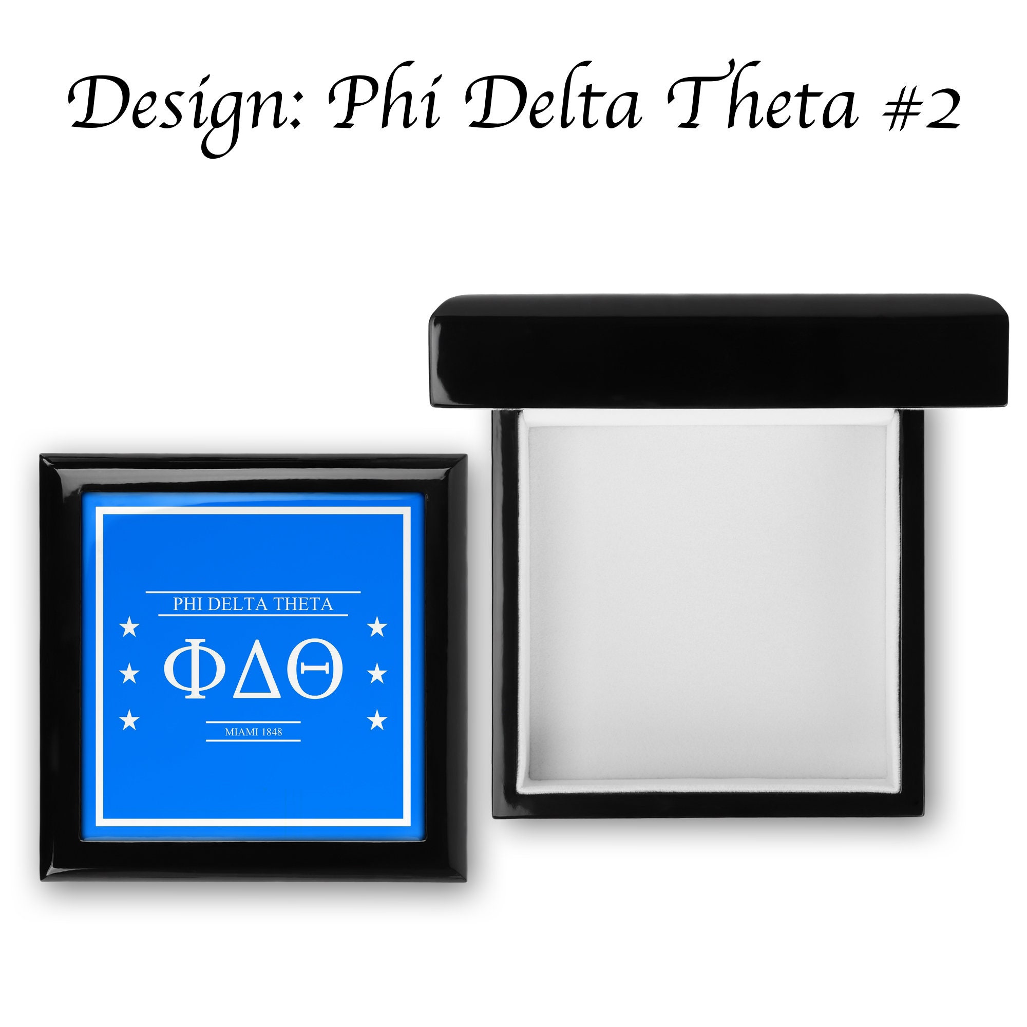 Phi Delta Theta Wooden Keepsake Box - Etsy