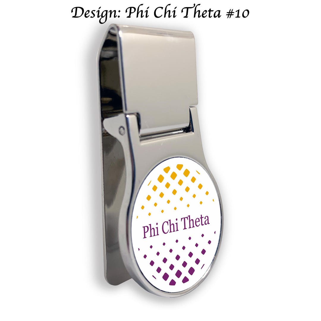 Phi Chi Theta Money Clip Round - Etsy