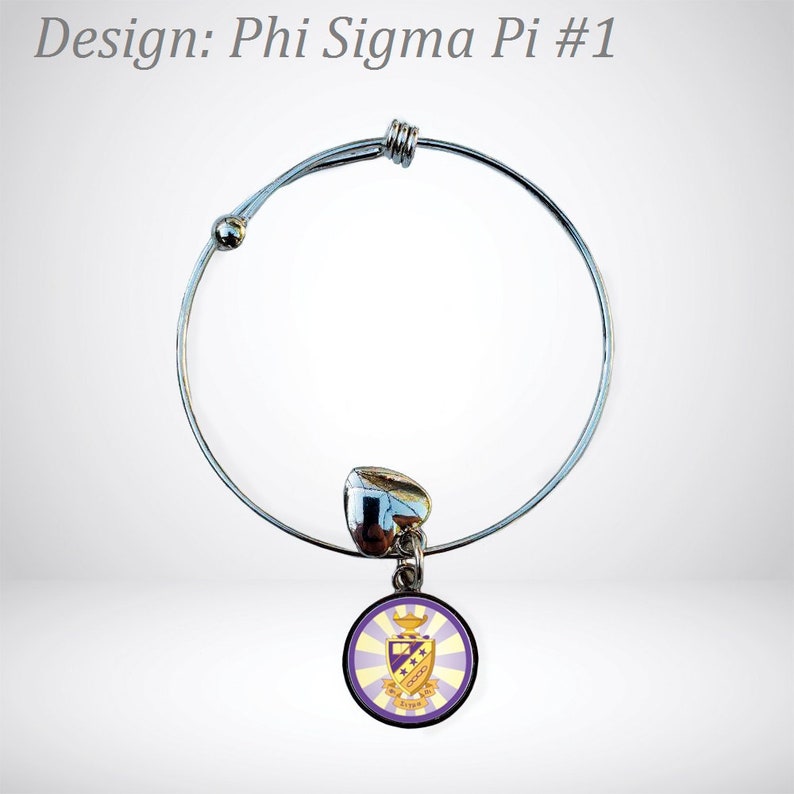 Phi Sigma Pi Round Adjustable Bracelet - Etsy