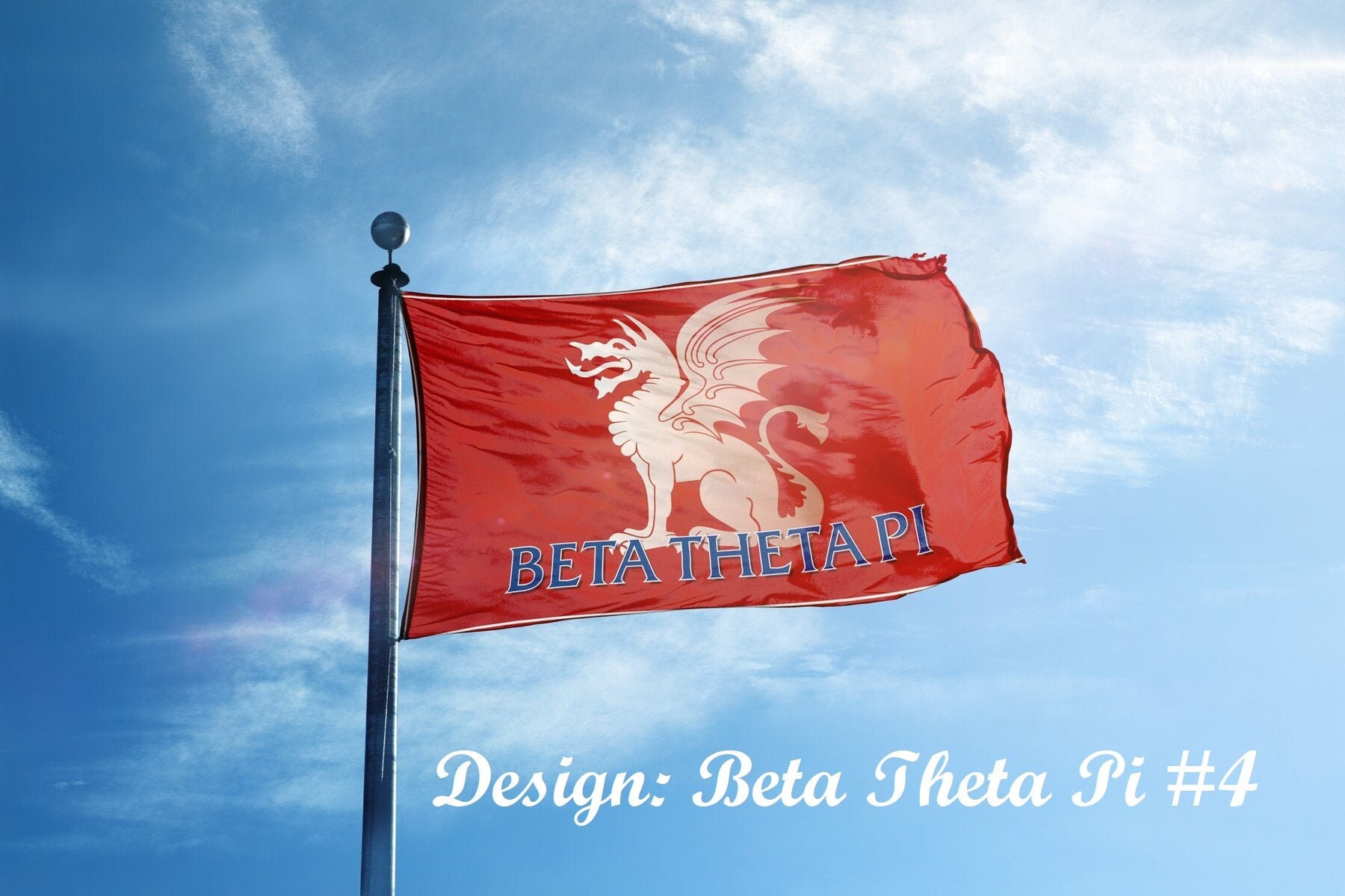 Beta Theta Pi Officially Licensed Flag Banner Etsy