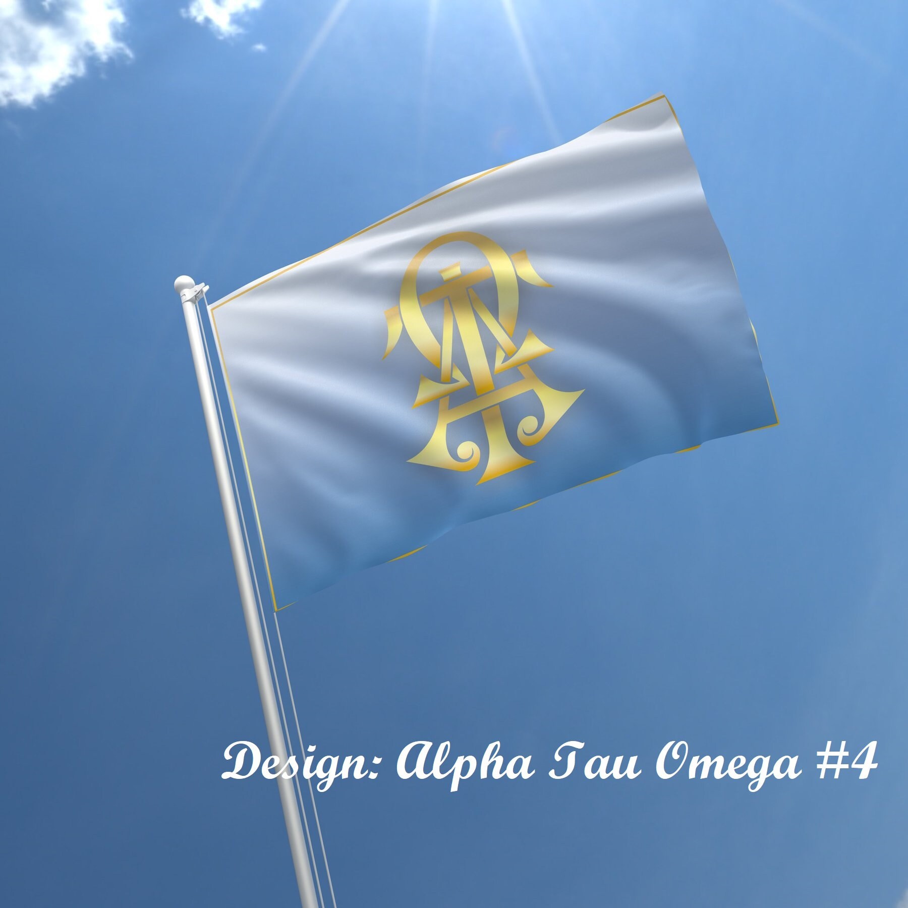 Alpha Tau Omega Flag Flying