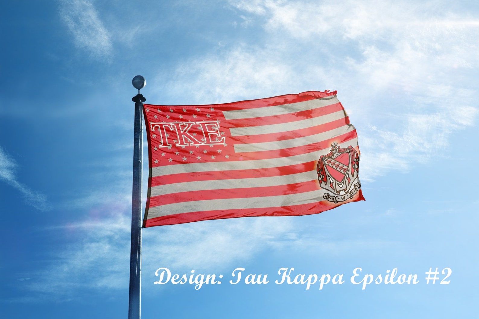 Tau Kappa Epsilon TKE Officially Licensed Flag Banner - Etsy