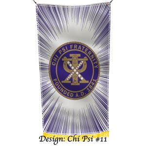 Chi Psi Officially Licensed Flag Banner - Etsy