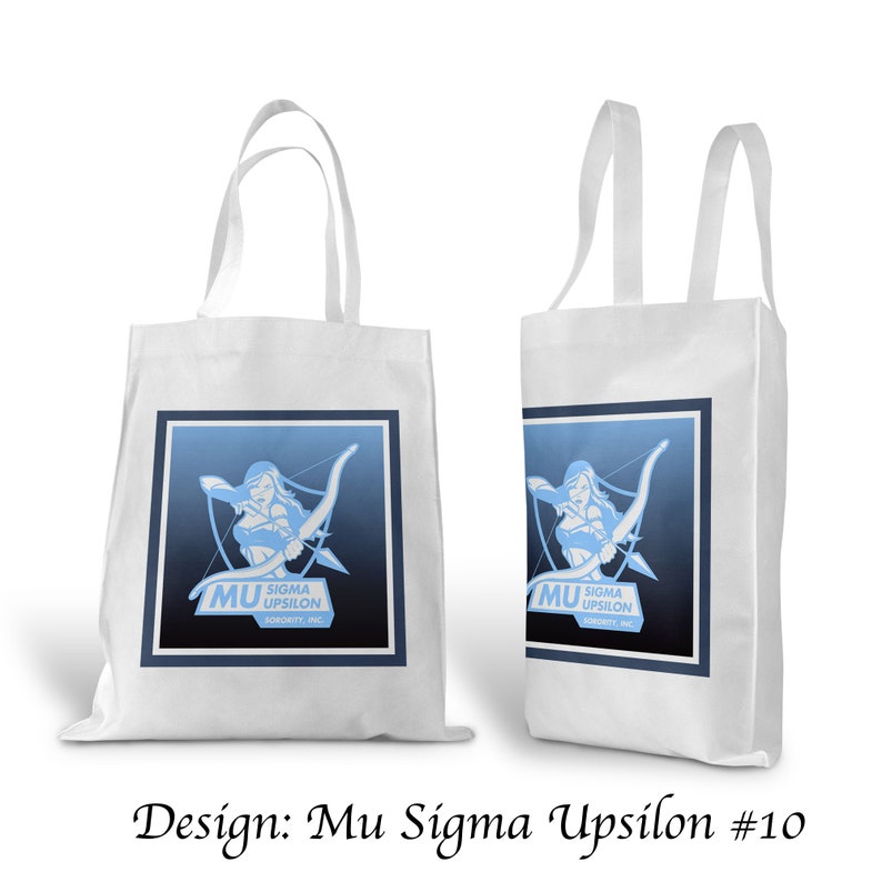 Mu Sigma Upsilon Canvas Tote Bag - Etsy