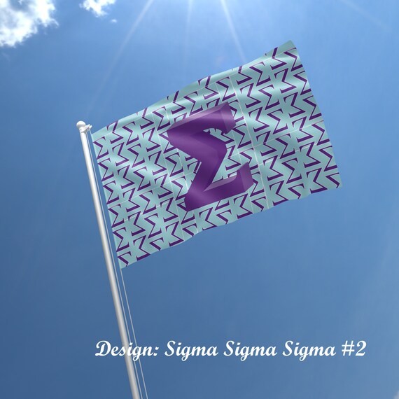 Sigma Sigma Sigma Officially Licensed Flag Banner - Etsy