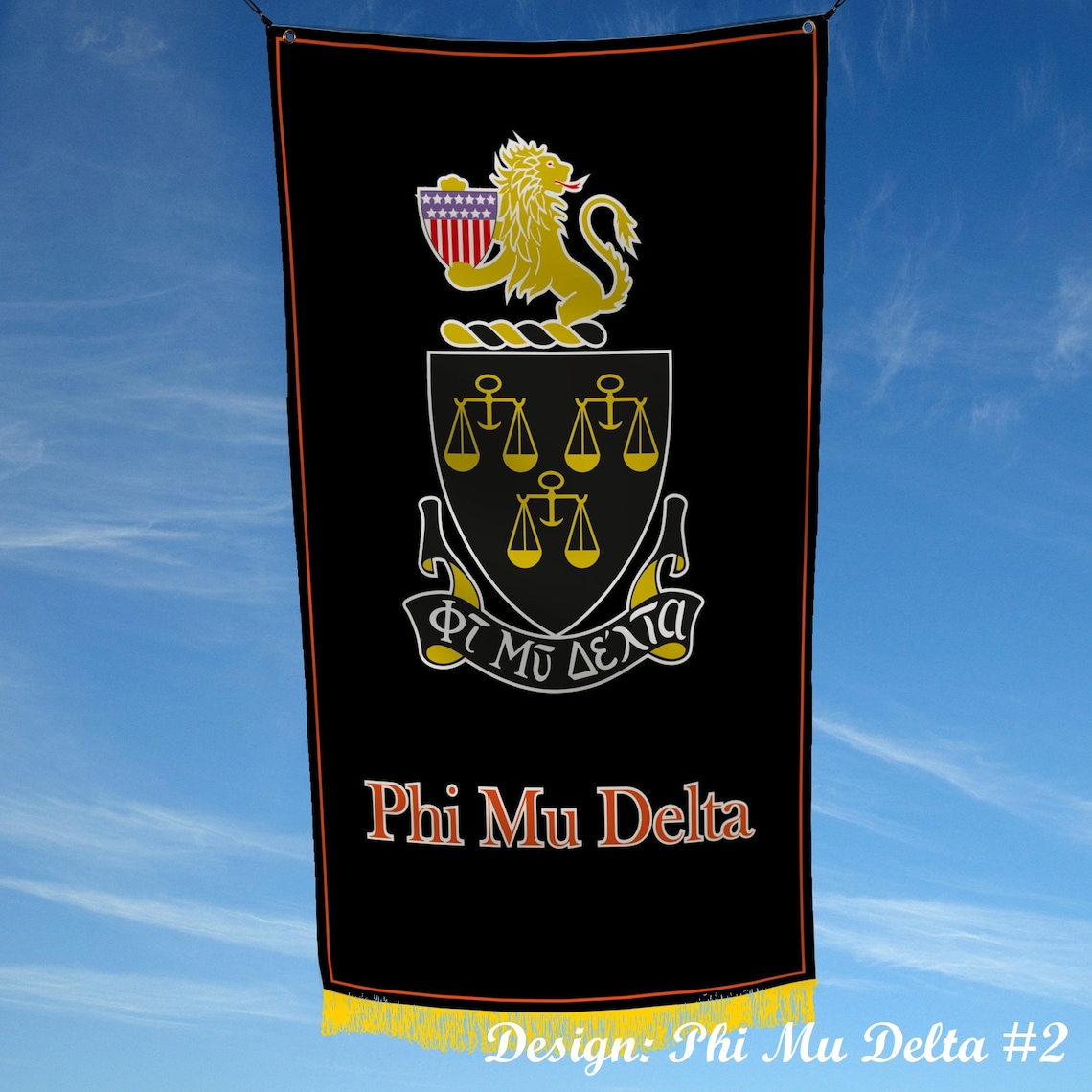 Phi Mu Delta Officially Licensed Flag Banner - Etsy