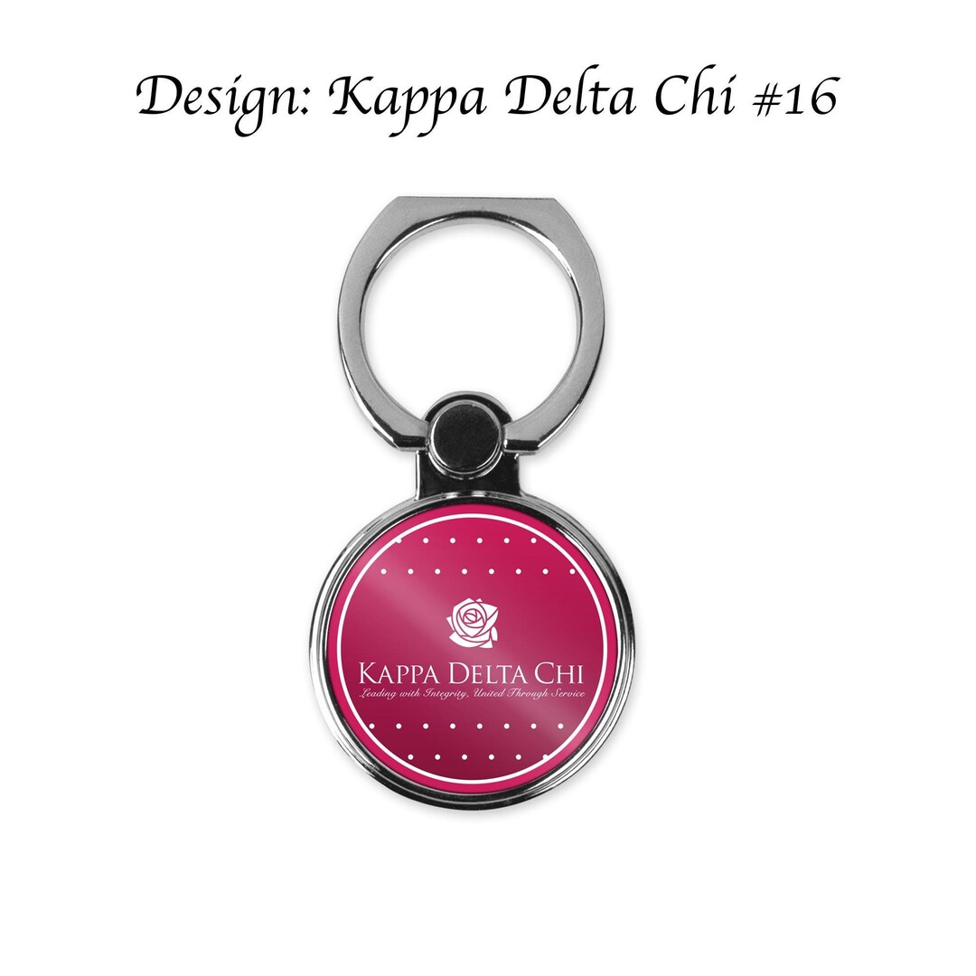 Kappa Delta Chi Ring Stand Phone Holder round - Etsy