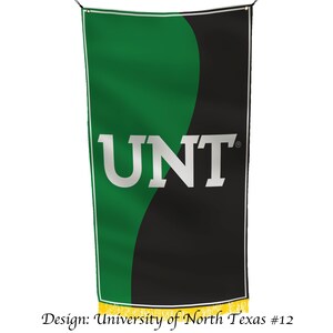 University of North Texas Licensed Flag Banner - Etsy