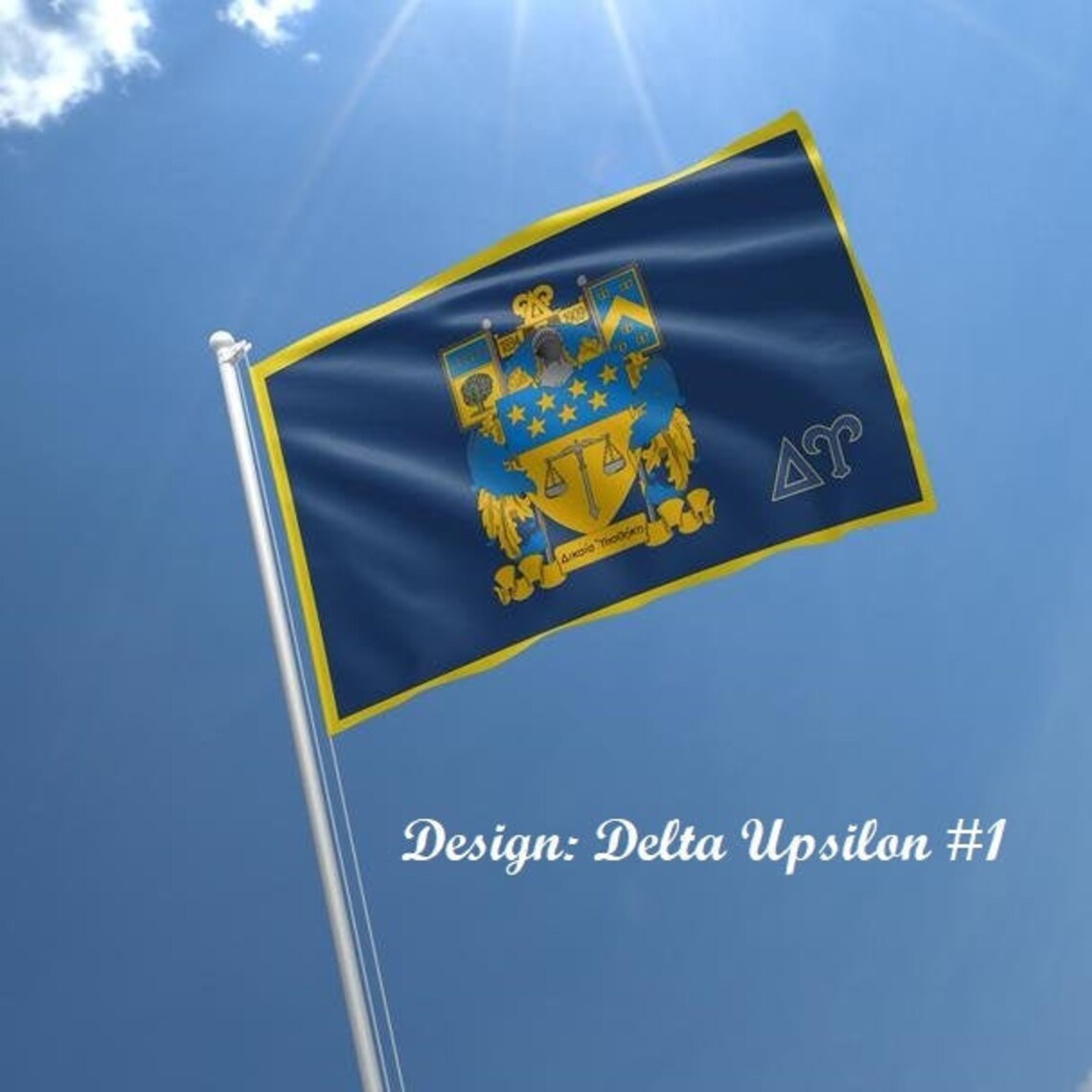 Delta Upsilon Officially Licensed Flag Banner | Etsy