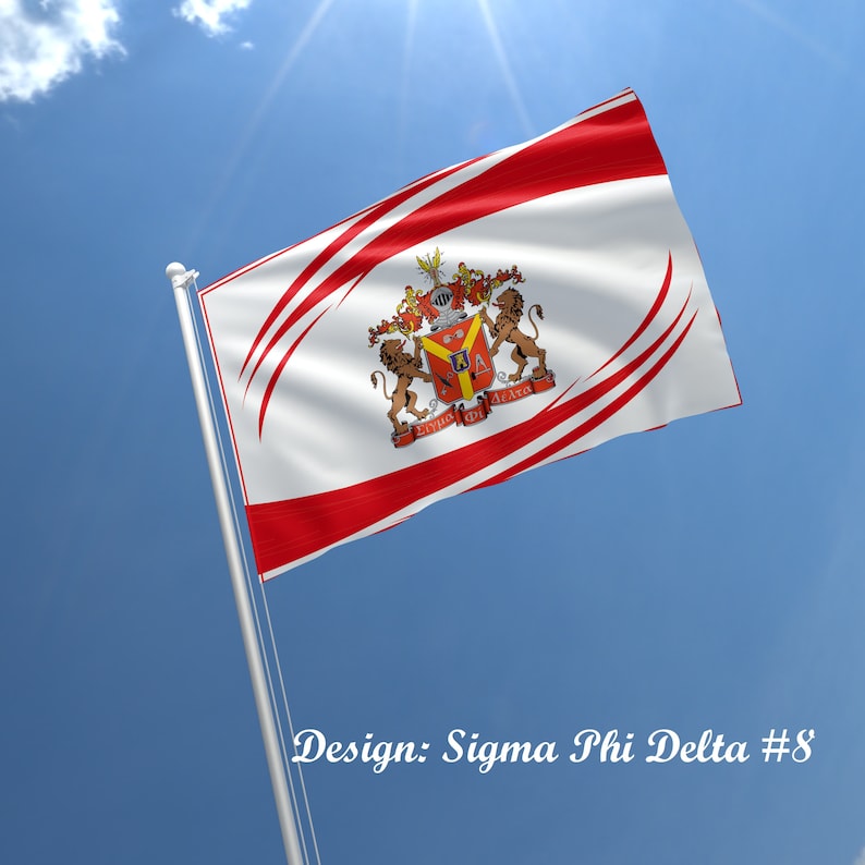 Sigma Phi Delta Officially Licensed Flag Banner - Etsy