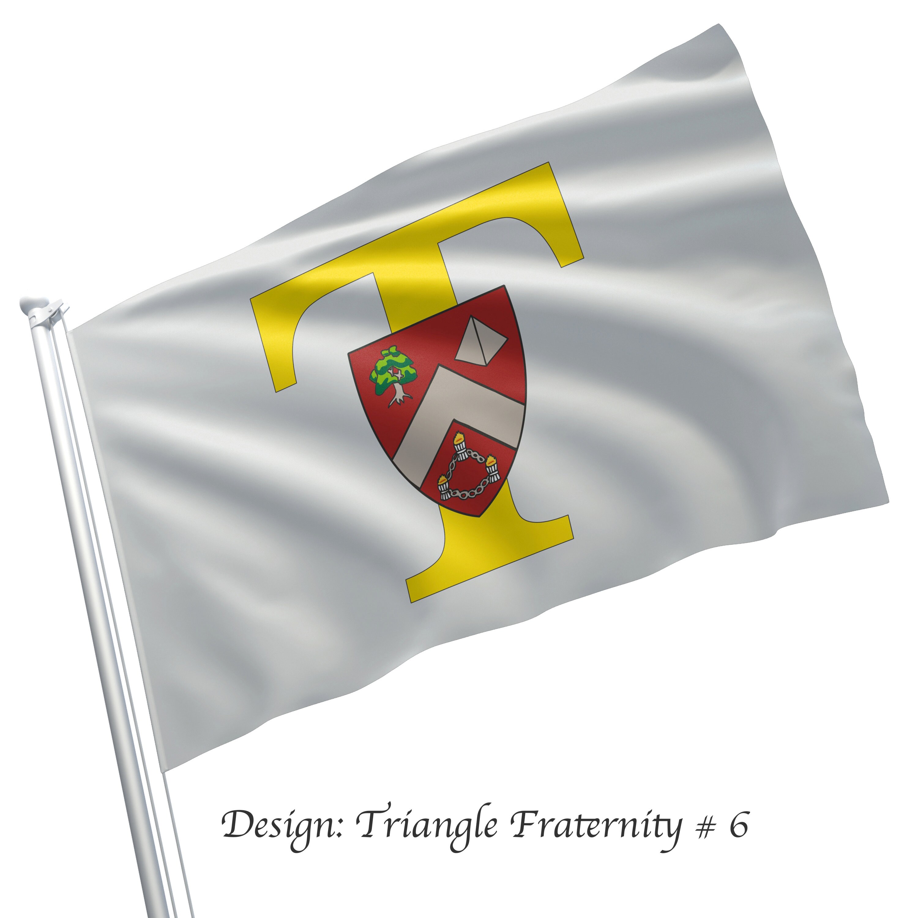 Triangle Fraternity Flag Banner officially Licensed - Etsy