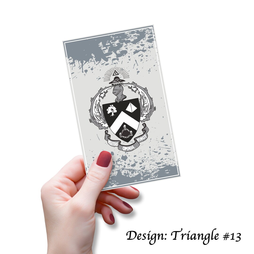 Triangle Fraternity Decal Sticker - Etsy