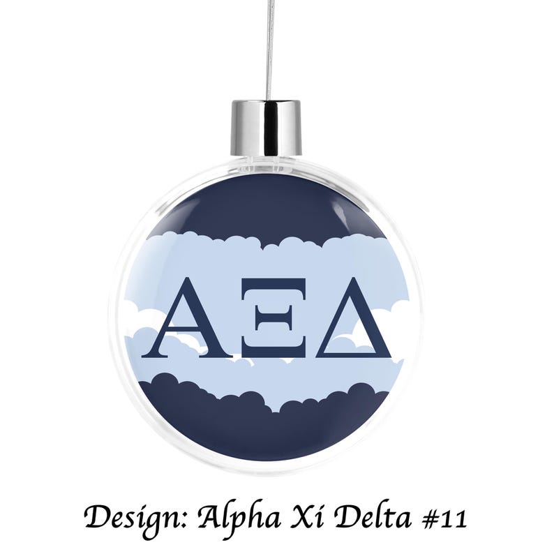 Alpha Xi Delta Round Flat Ornament - Etsy