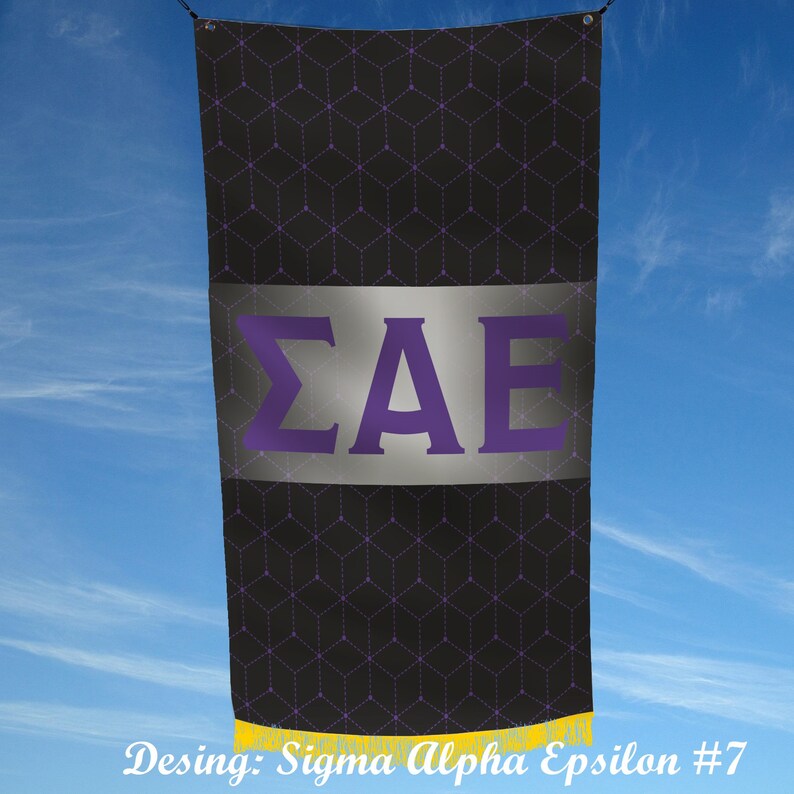 Sigma Alpha Epsilon Officially Licensed Flag Banner - Etsy