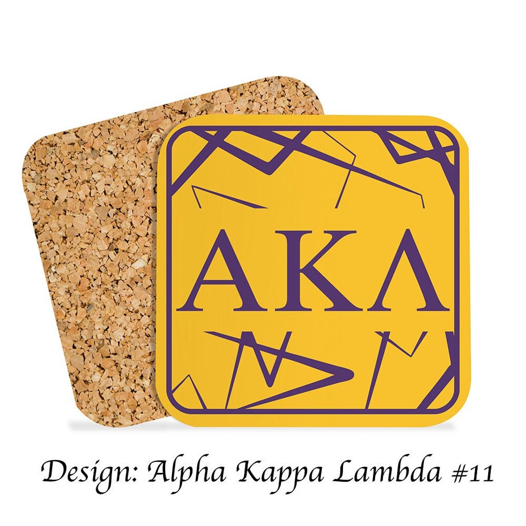 Alpha Kappa Lambda Beverage Coasters Square (set of 4) - Etsy