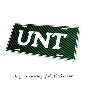 University of North Texas Decorative Aluminum License Plate - Etsy