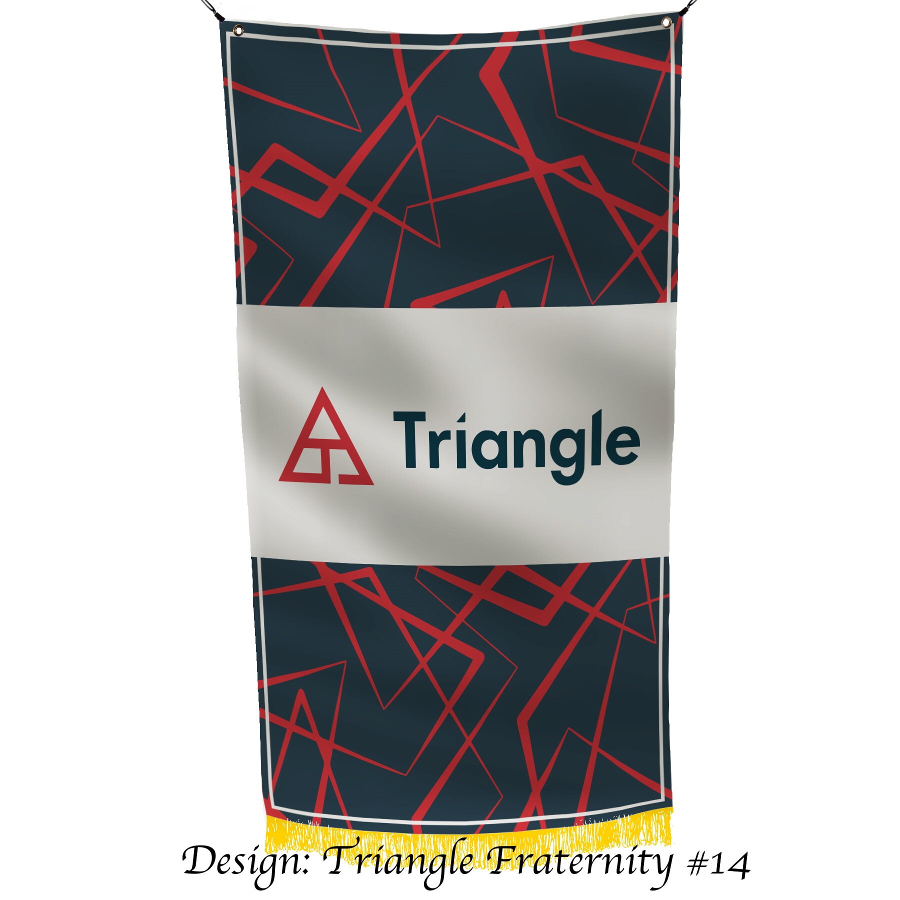 Triangle Fraternity Flag Banner officially Licensed - Etsy