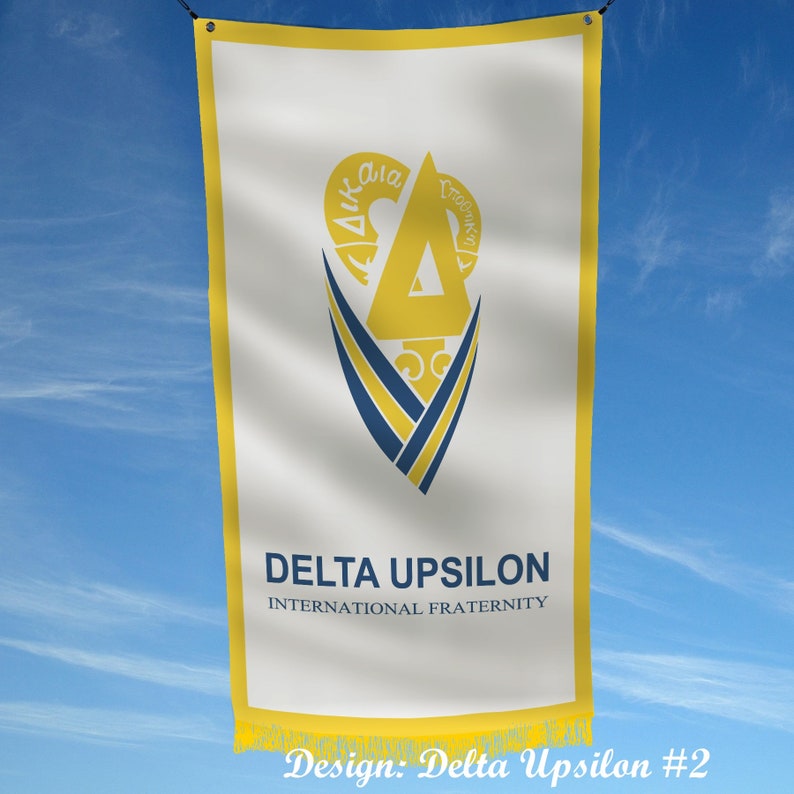 Delta Upsilon Officially Licensed Flag Banner - Etsy