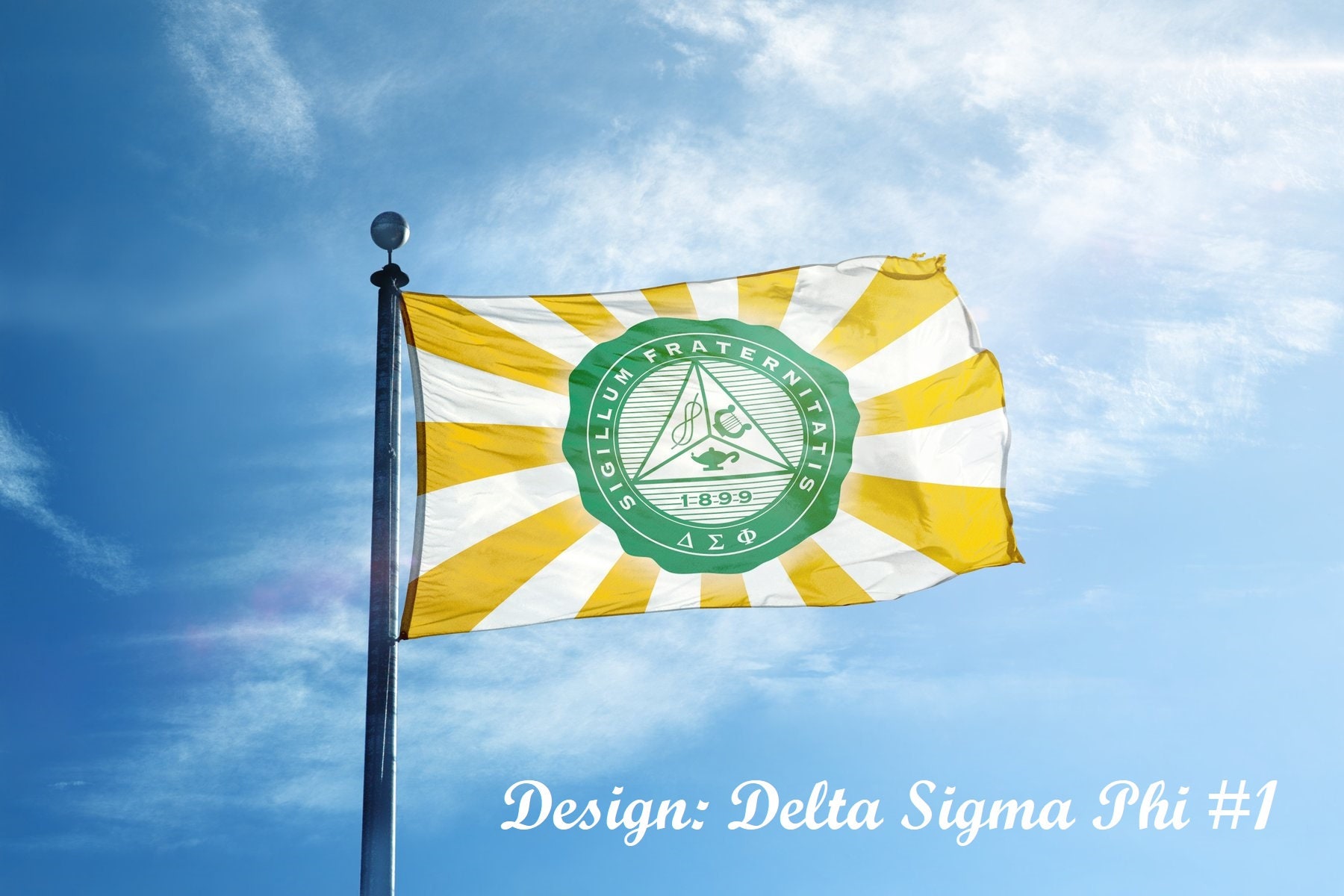 Delta Sigma Phi Officially Licensed Flag Banner - Etsy