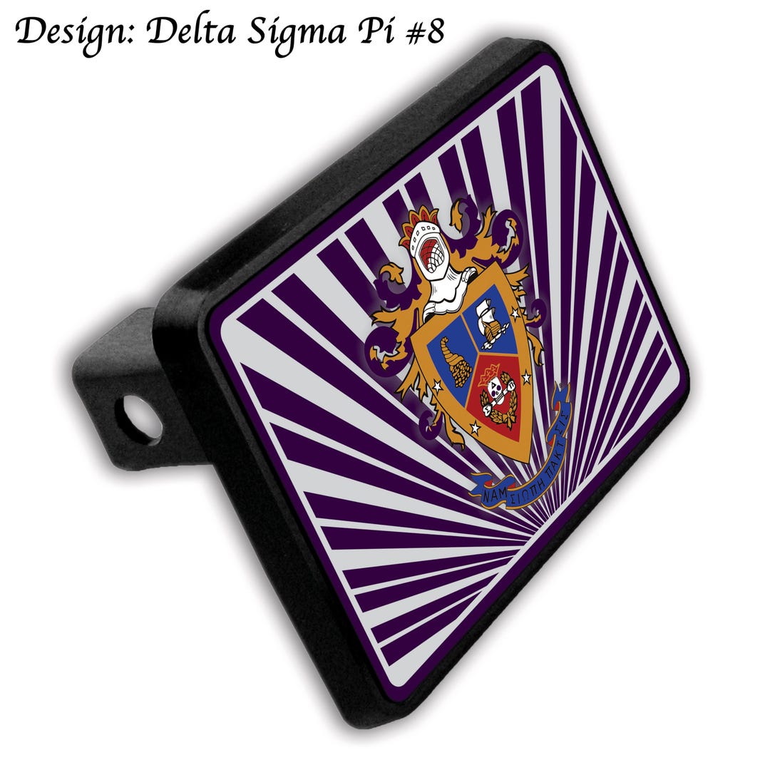 Delta Sigma Pi Hitch Cover - Etsy